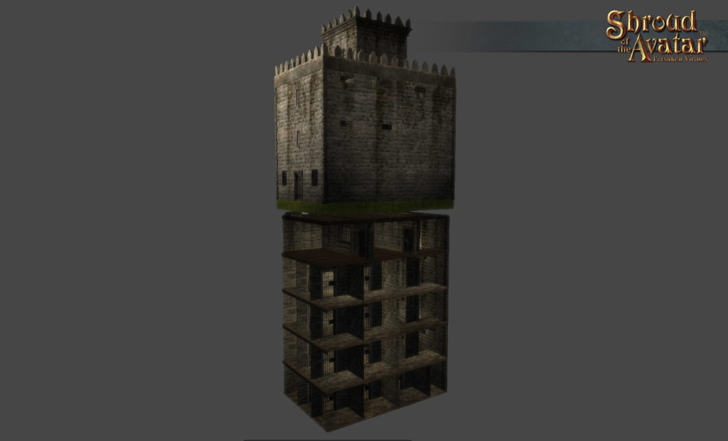 Row Prison 5-Story Basement